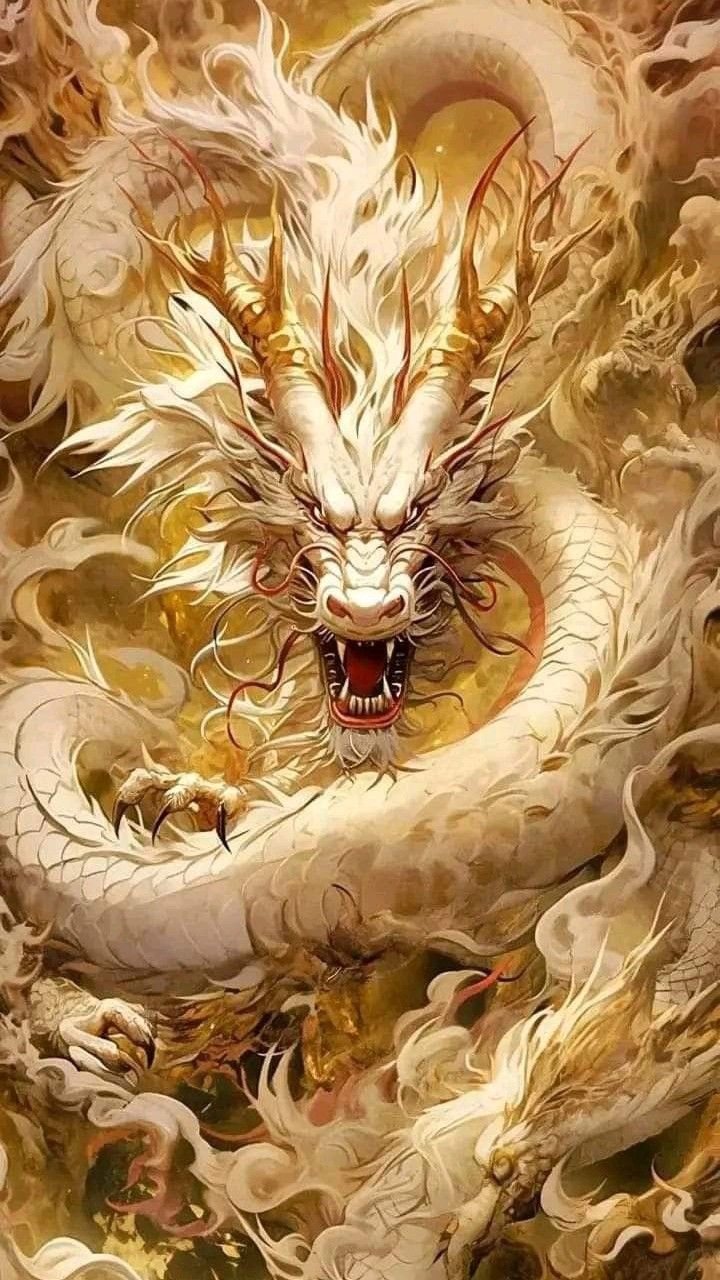 A yellow crystal Chinese Loong with white auspicio... | Midjourney官网_AI ...