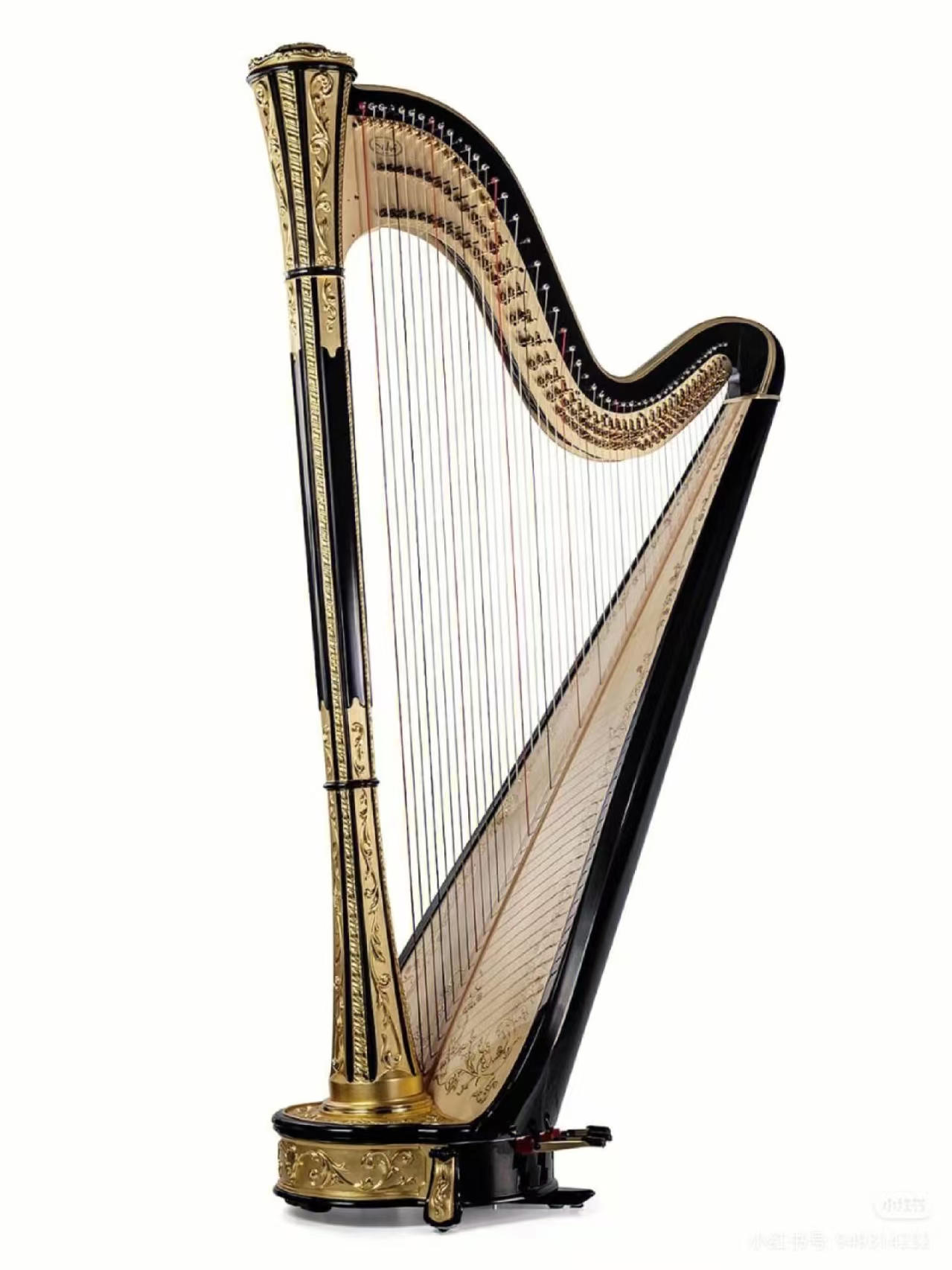 Transform this harp into a natural wooden form, ad... | Midjourney官网_AI ...