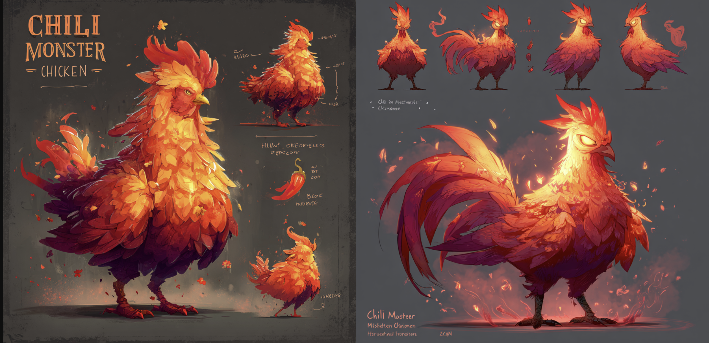 Simplify the shape and color details of the chili ... | Midjourney官网_AI ...